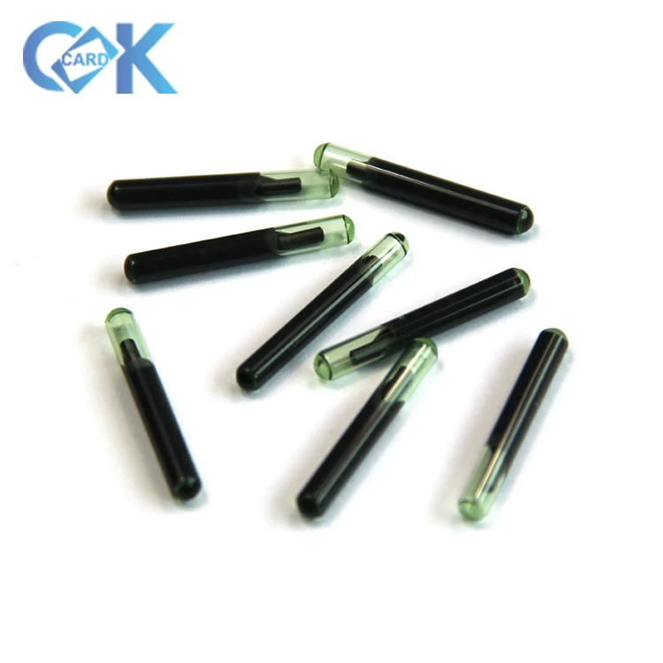 LF Transponders Microchips 125khz RFID Glass Tag for Animal Tracking ...