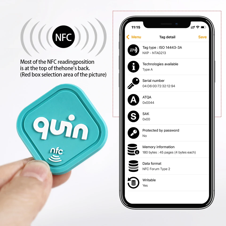 Customized Silicone Garment Patches Custom Logo NFC Tag Soft PVC Rubber ...