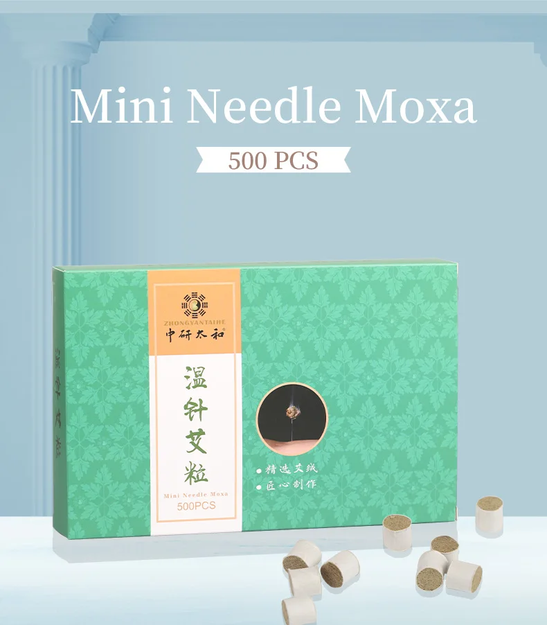 500 Pieces/box Moxa Stick Warm Needles for Moxibustion