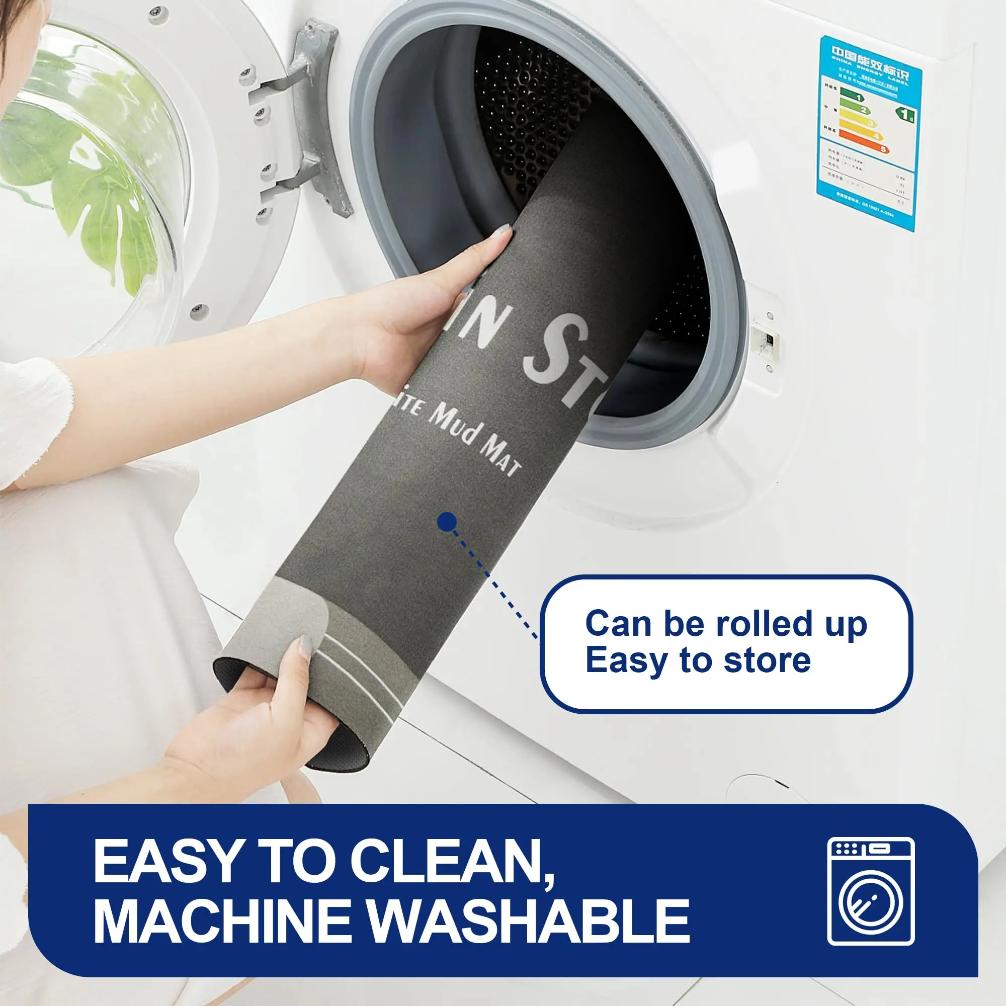 Quick Absorb Water Anti-slip Diatom Mud Bath Mat Super Absorbent Mat ...