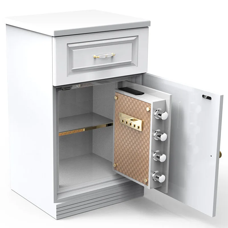 Bedroom Furniture Smart Bedside Table Safe Home Hotel Caja Fuertes ...
