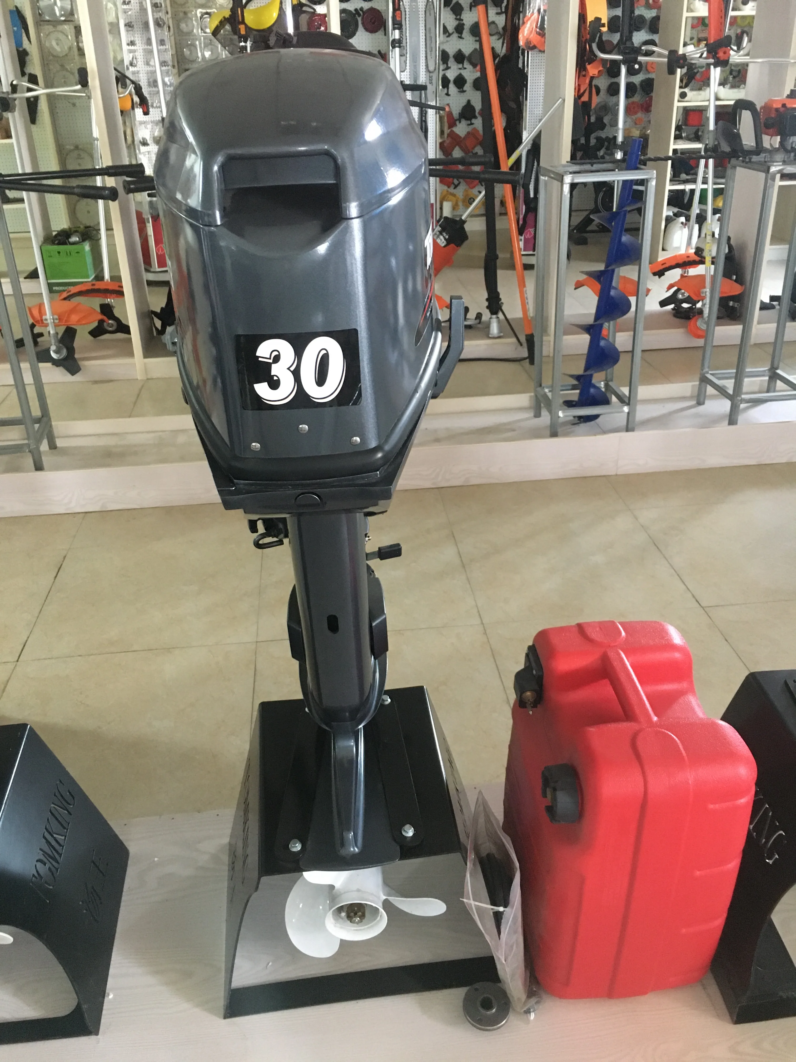 30 HP Water-Cooling Gasoline Boat Engine - 2-Stroke TOMKING
