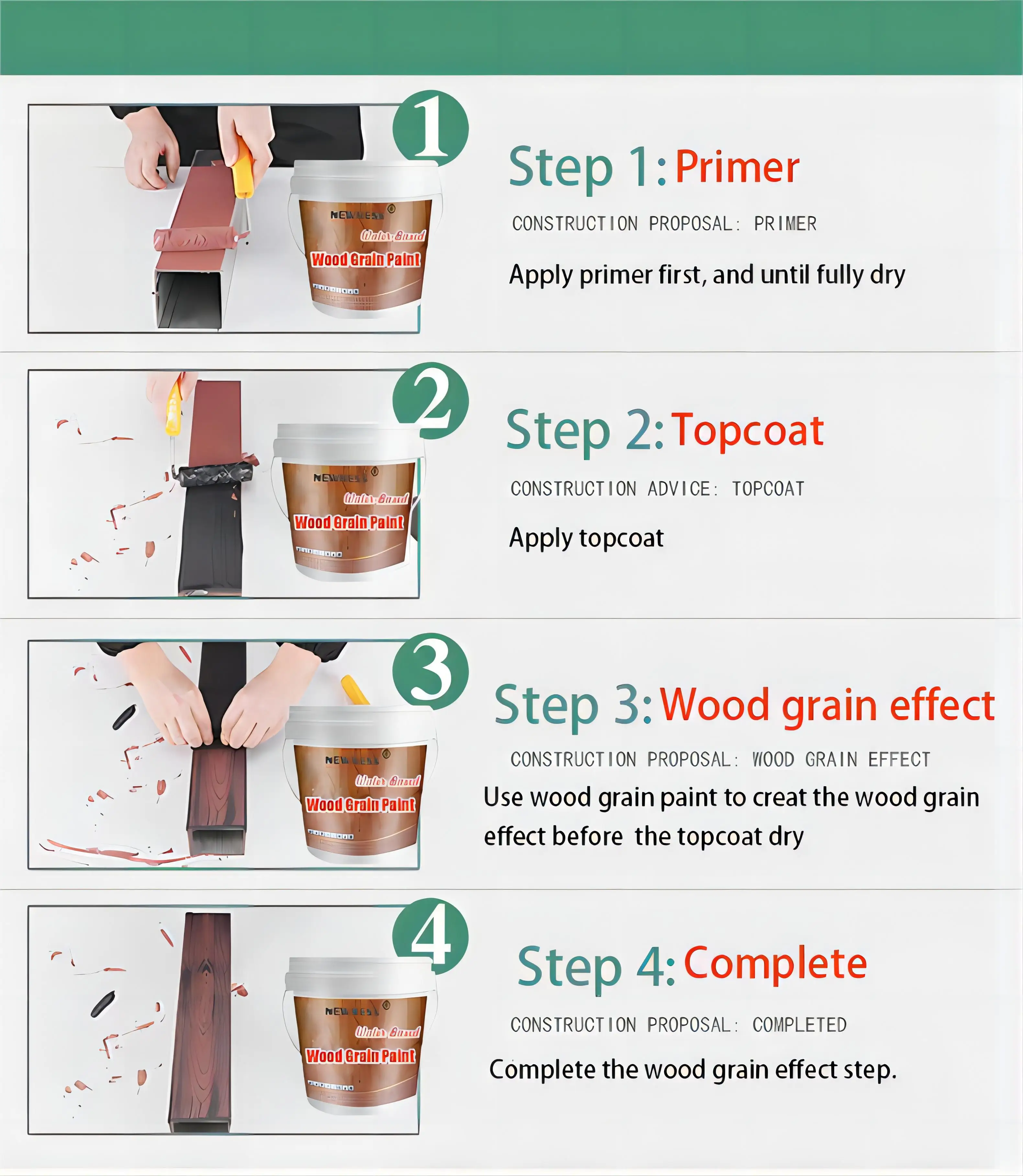 Wood Grain Effect Sublimation Powder Coating For Aluminum Door And ...