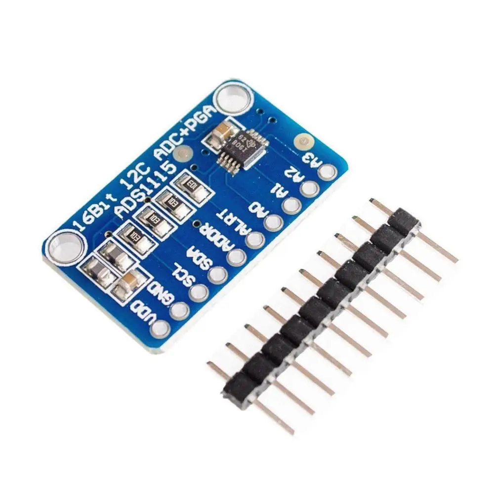 16 Bit I2c Ads1115 Module Adc 4 Channel With Pro Gain Amplifier Rpi ...