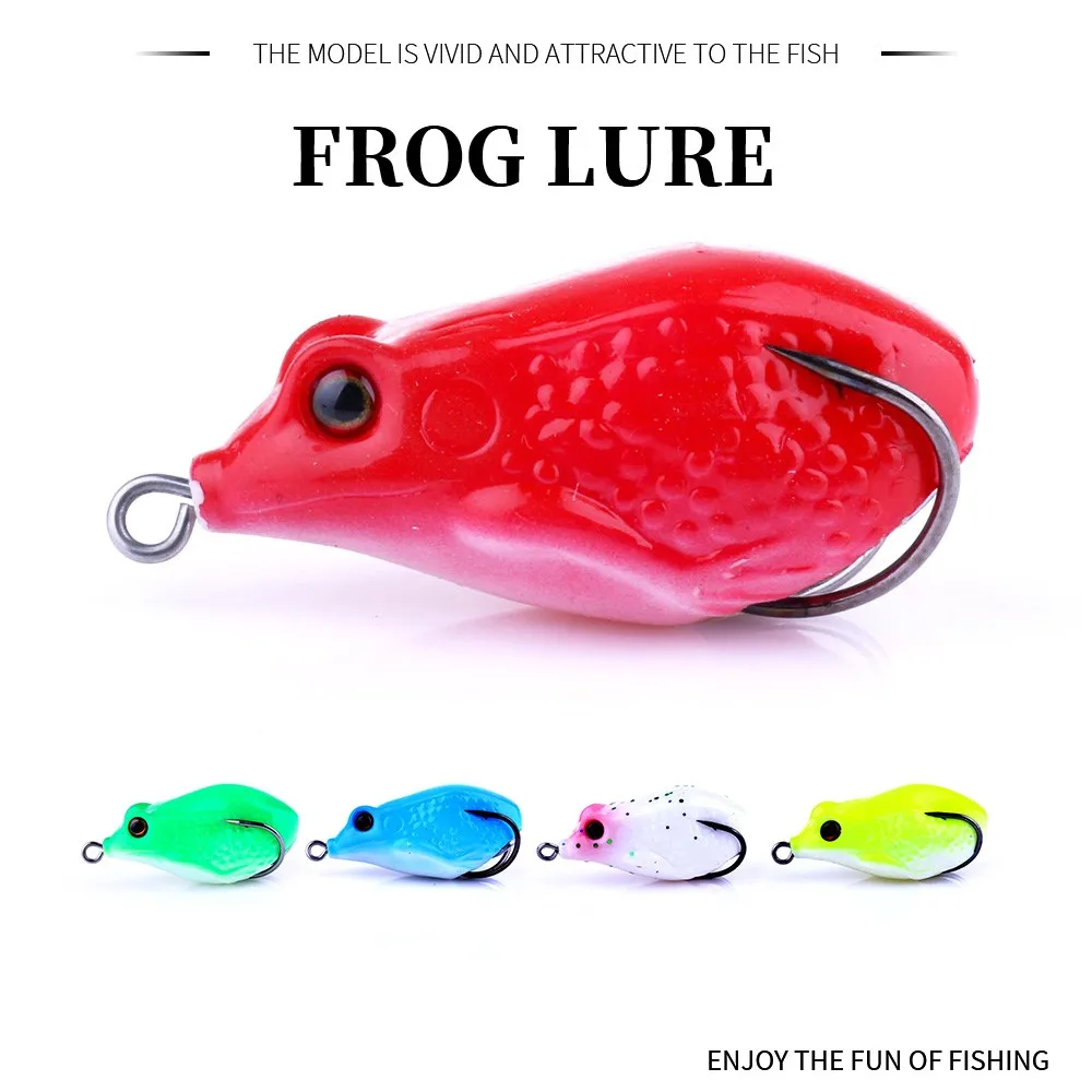 10cm 13 5g Topwater Hard Bass Bait Snakehead Abs Plastic Hard Frog Lure ...