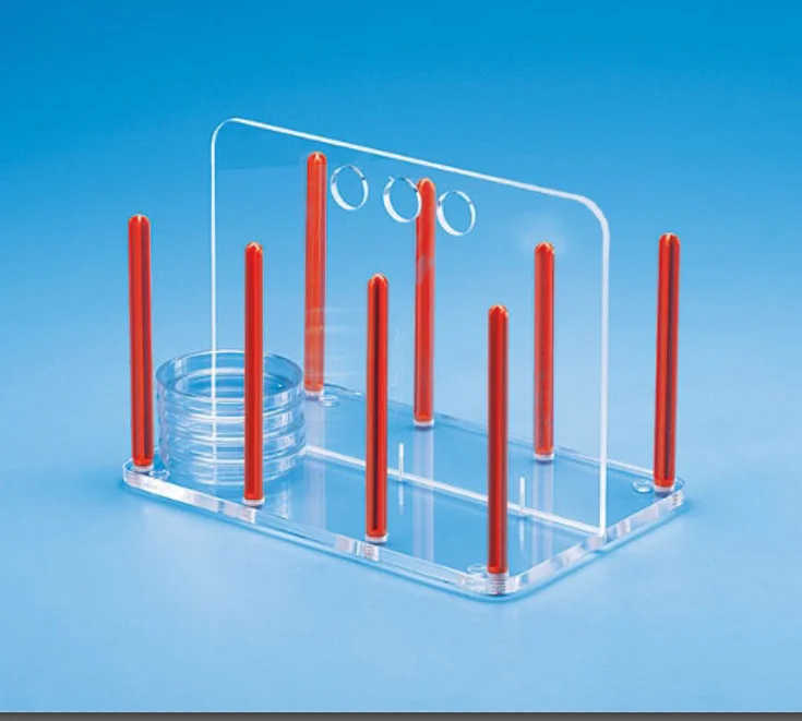 90mm Petri Dish Rack 20 Places Stackable Acrylic Rack - Buy Petri Dish ...