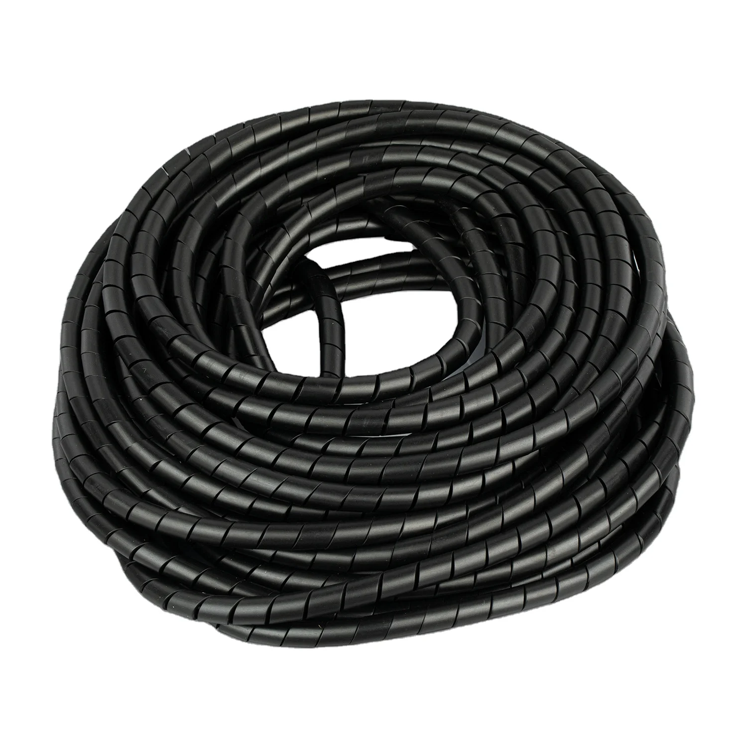 Black or Transparent PE Spiral Wrapping Bands for Collecting Wires ...