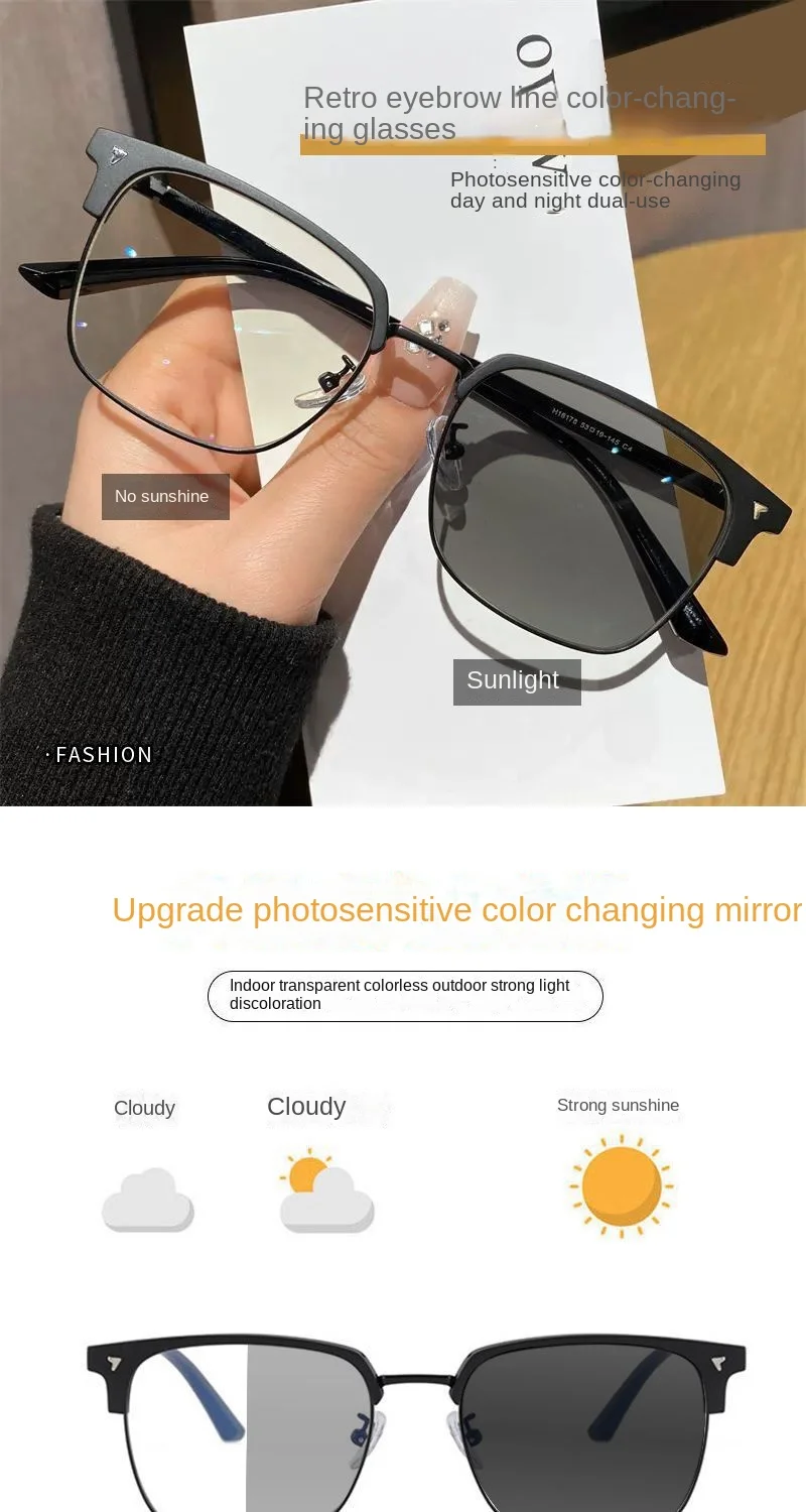 2025 High Quality Photochromic Eyeglasses Frames