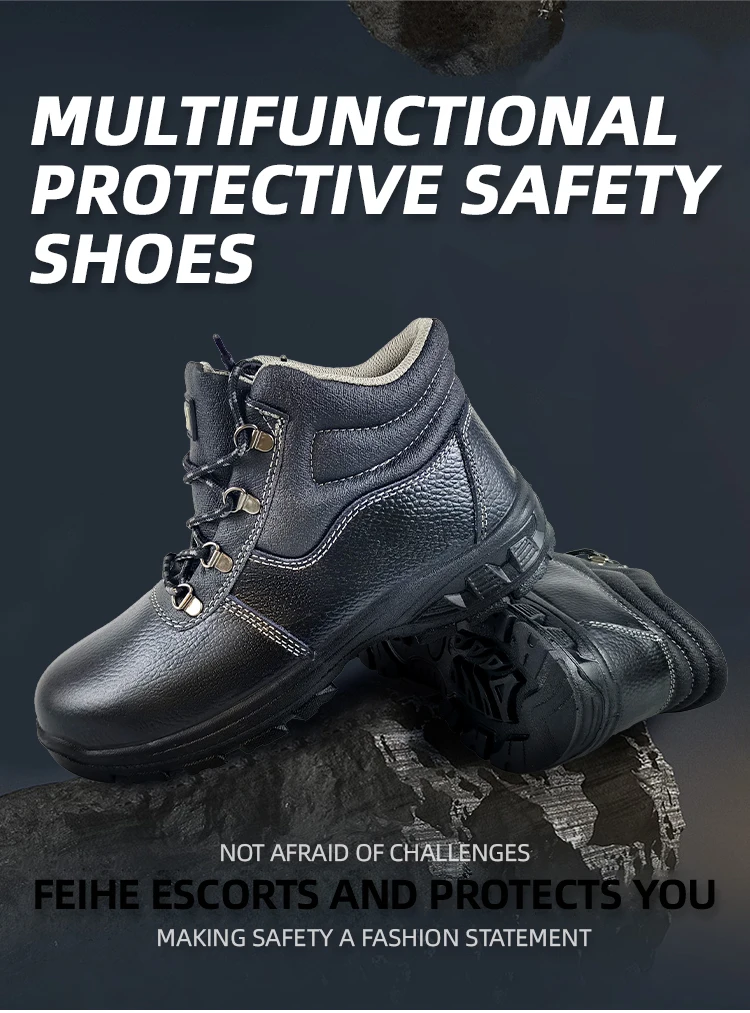 Fh1961 Safety Shoes Steel Toe Anti-smash Anti-puncture With Lining For ...