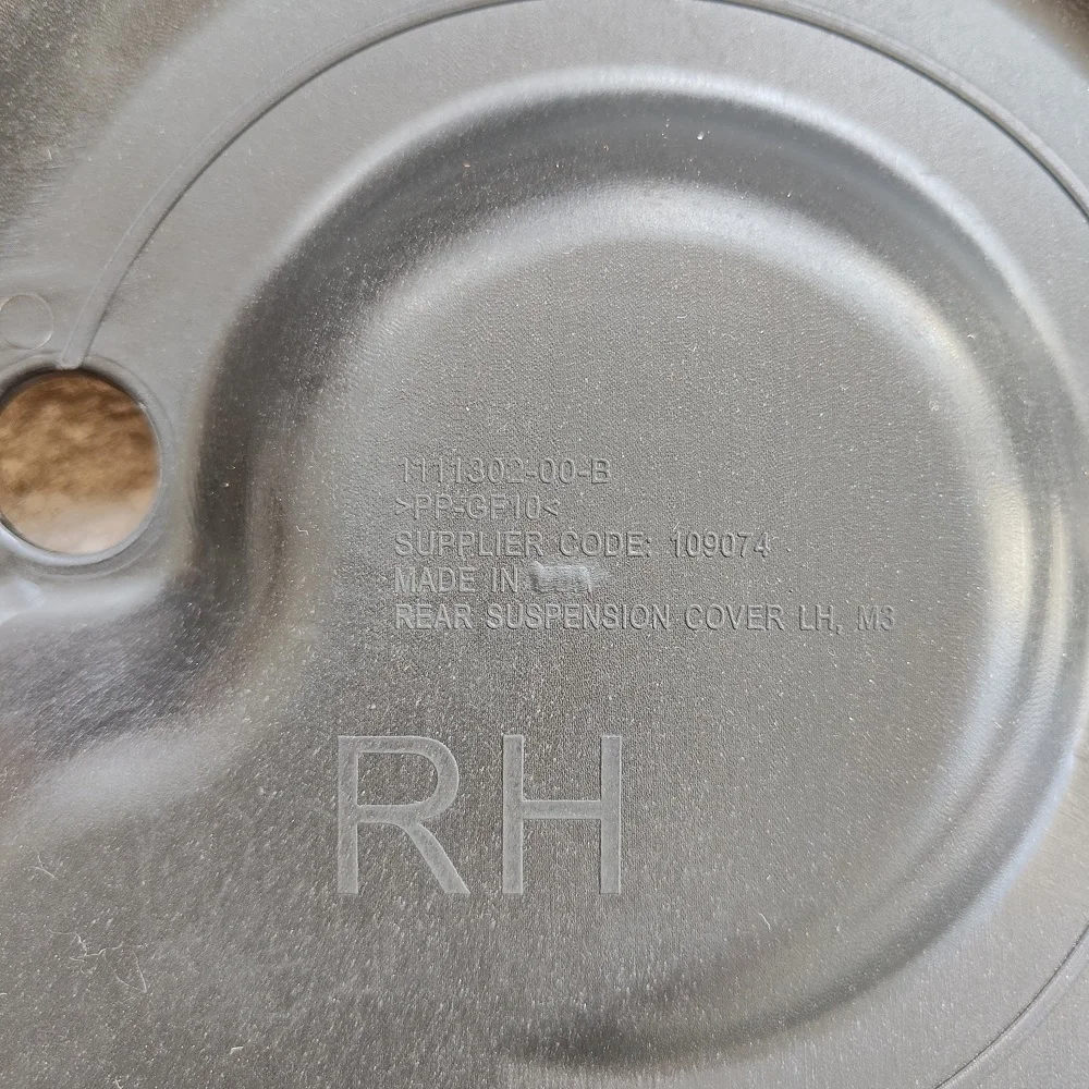 Bainel Rear Right Control Arm Cover For Tesla Model Y 1493636-00-a ...