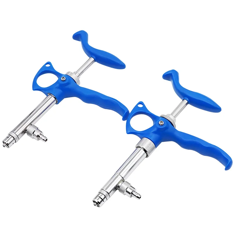 0.75ml/1ml/2ml Automatic Veterinary Syringes Stainless Steel Continuous Injection Syringe for ...