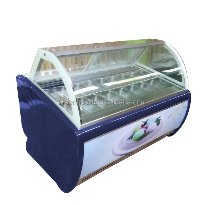 Italian Ice Cream Display Freezer - Efficient Storage