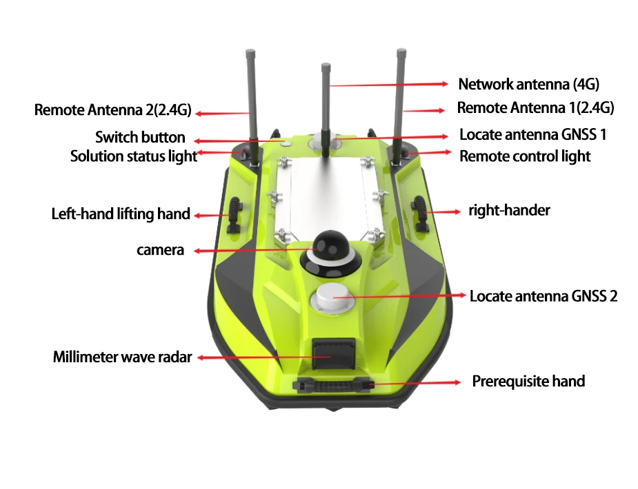 Hi Target Iboat BSA - Unmanned Boat for Surveying & Autopilot