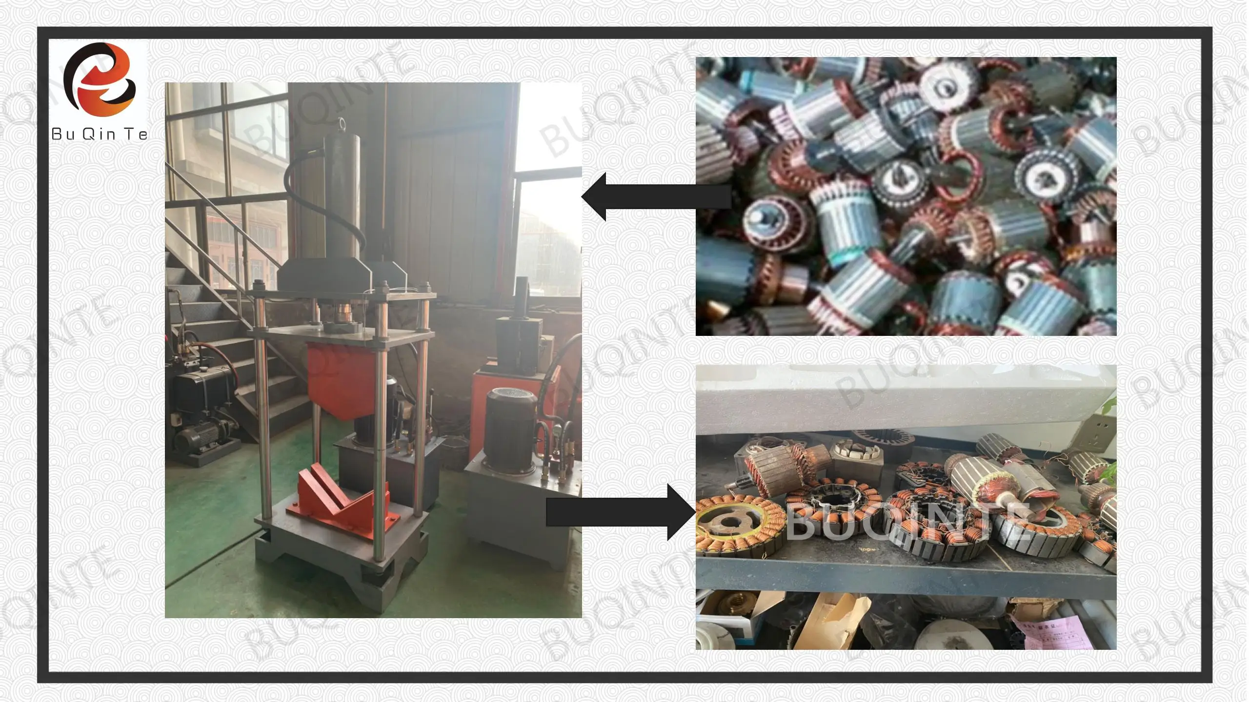 Electric Engine Scrap Machine Motor Wrecking Machine New Tech Motor ...