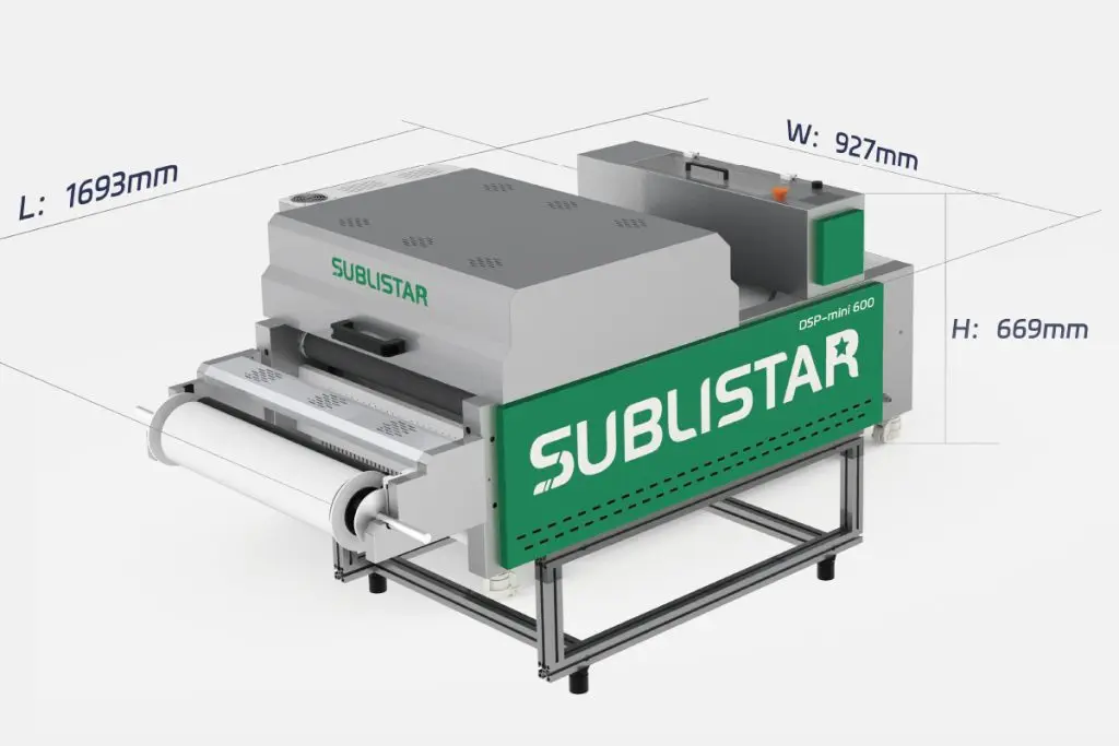SUBLISTAR 24 Inch 60cm Custom Mini DTF Printer & Shaker Space-saving ...