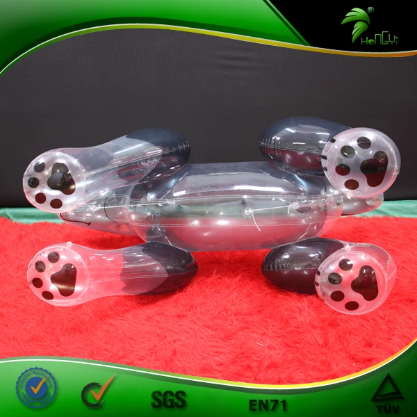 Custom Inflatable Transparent Wolf - Perfect for Events
