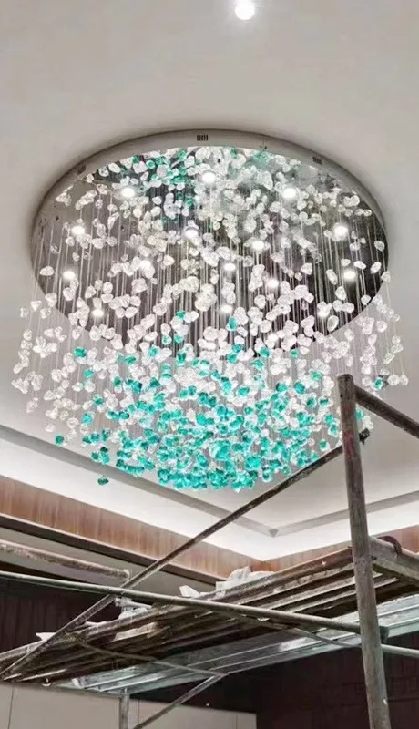 Modern Hotel Lobby Villa Decoration Pendant Light Custom Large Project ...