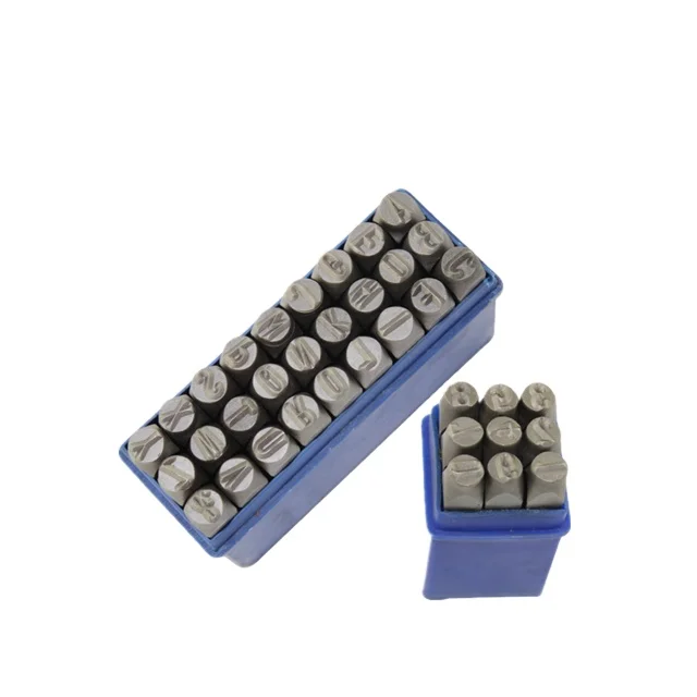 Steel Letter & Figure Punch Set Metal Letter Stamp Set 9pcs 27pcs ...