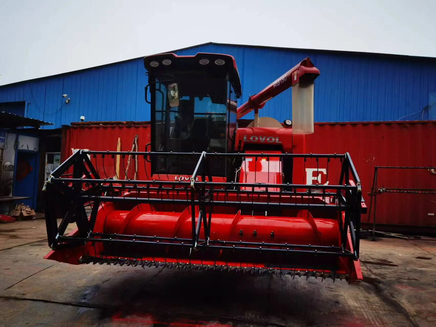 High Productivity Lovol RG130 EVO Combine Harvester with 2800mm Working ...