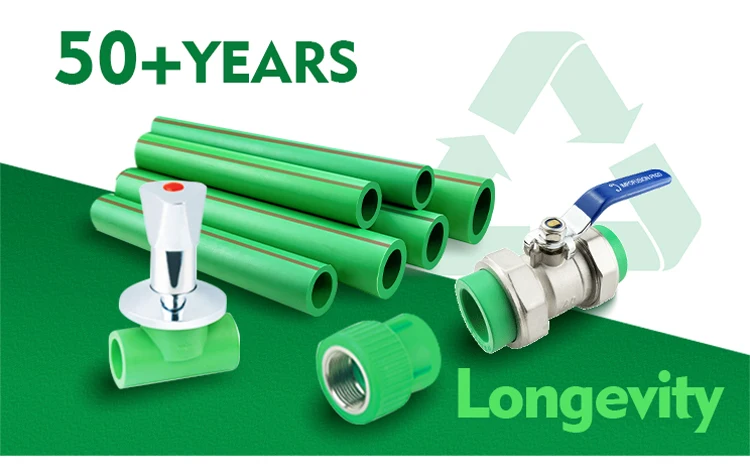 20mm 25mm PPR Shower Mixer - High Pressure Ball Valves