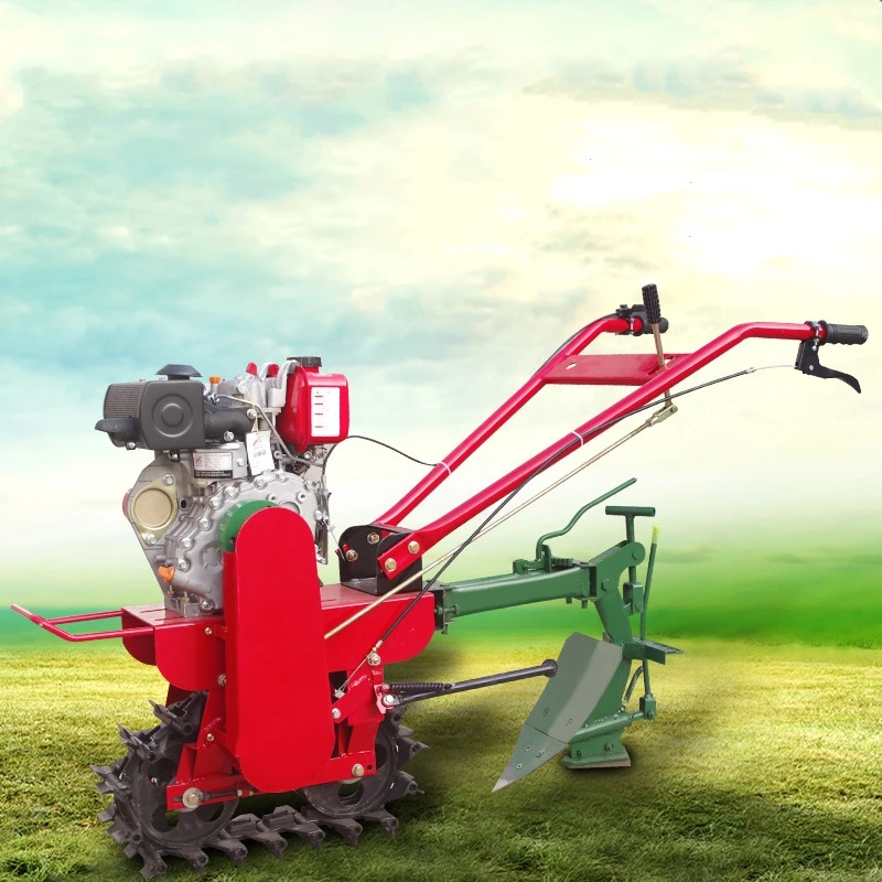 Diesel Chain Rail Type Small Micro-Tiller for High Productivity