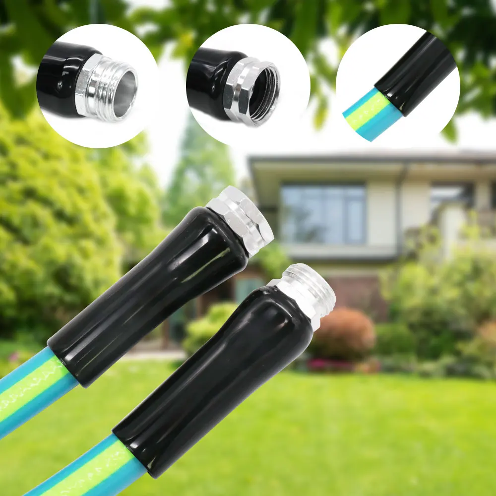 Factory 25FT High Quality PVC and Rubber Garden Hose Hot Sale 3 -Layer ...