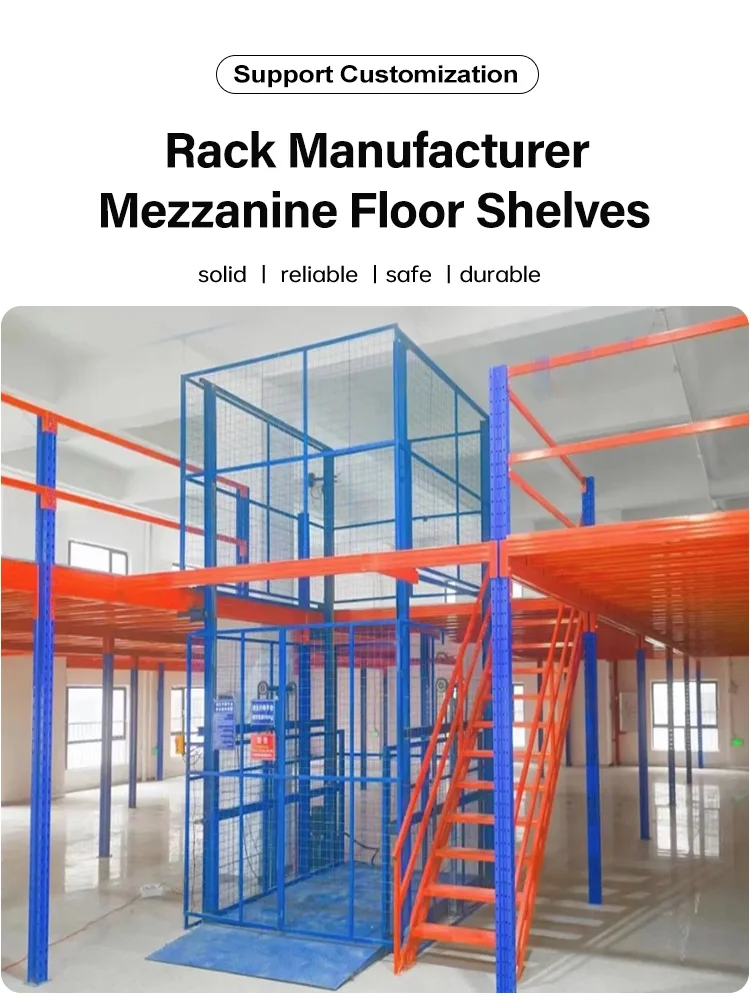 Heavy Duty Warehouse Loft Platform Storage Attic Rack Pallet Racking ...