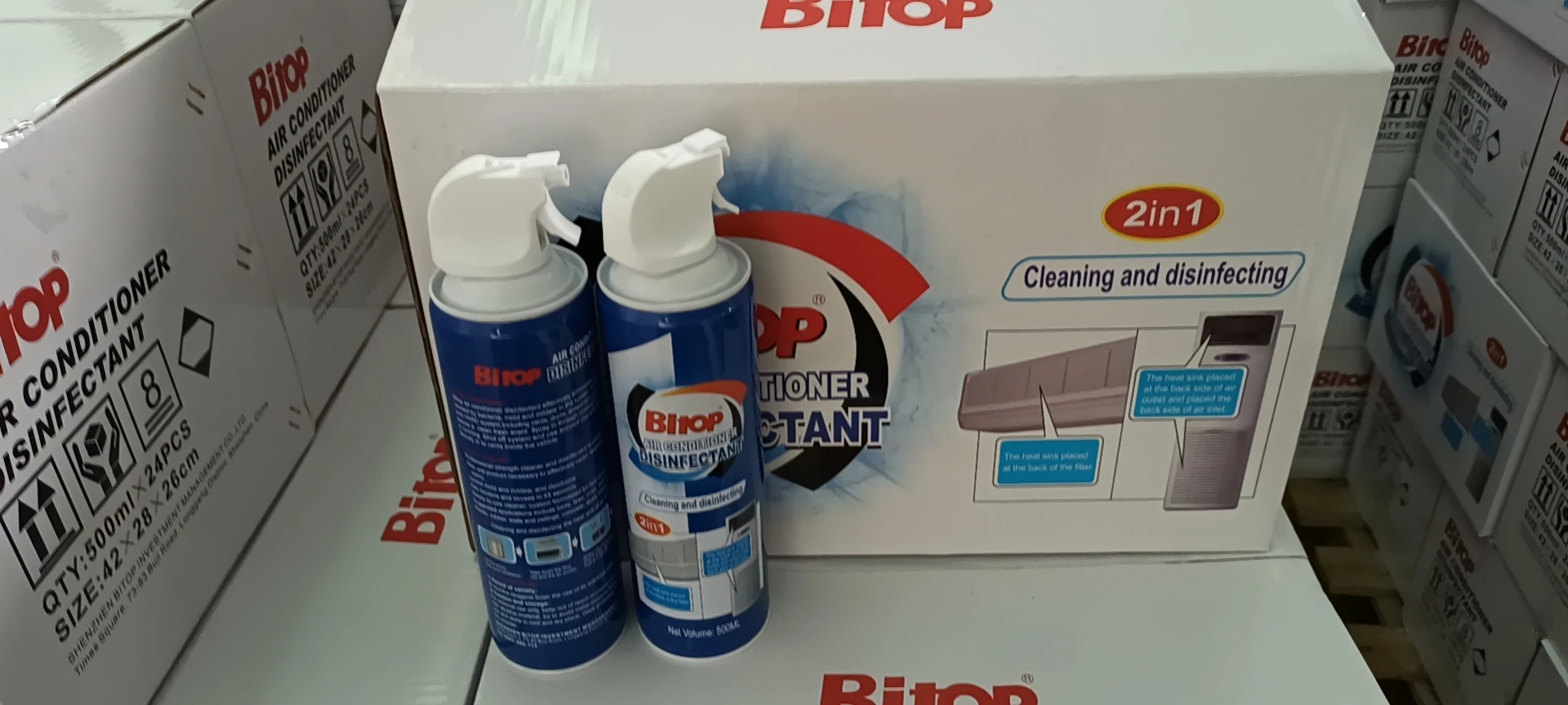 Bitop High Quality AC Foam Cleaner - Efficient & Disinfectant