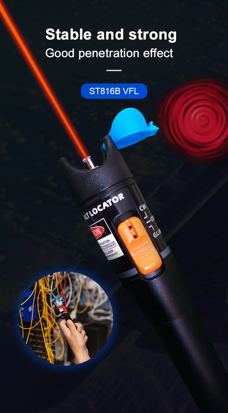 ST816B VFL 650nm Visual Fault Locator - Reliable Fiber Optic Pen