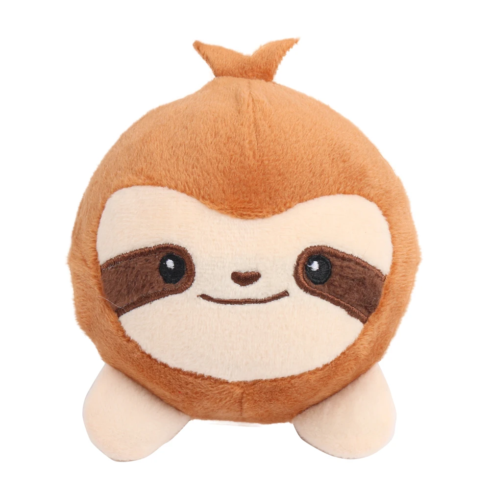 Customized Kawaii Plush Sloth Toy PU Stress Ball 100% Recycled with GRS ...
