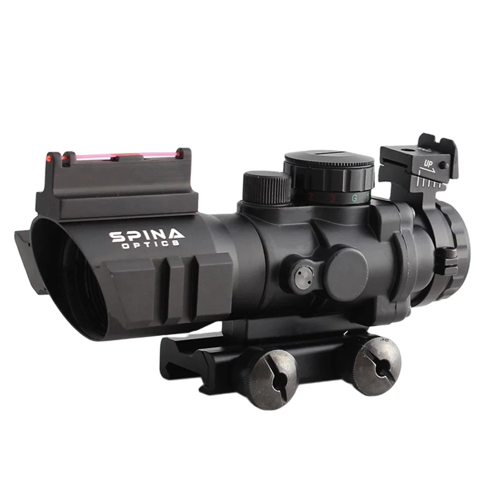 SPINA 4x32 CB Red Dot scope Reflex Tactical Optics Sight Scope RGB ...