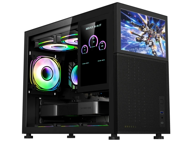 Micro ATX Mid Tower Customization Gaming Pc Gamer case Mid Tower with ...