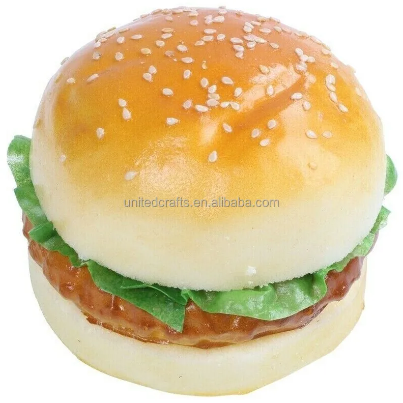 Artificial Hamburger Realistic Hamburger Lifelike Simulation Fake ...