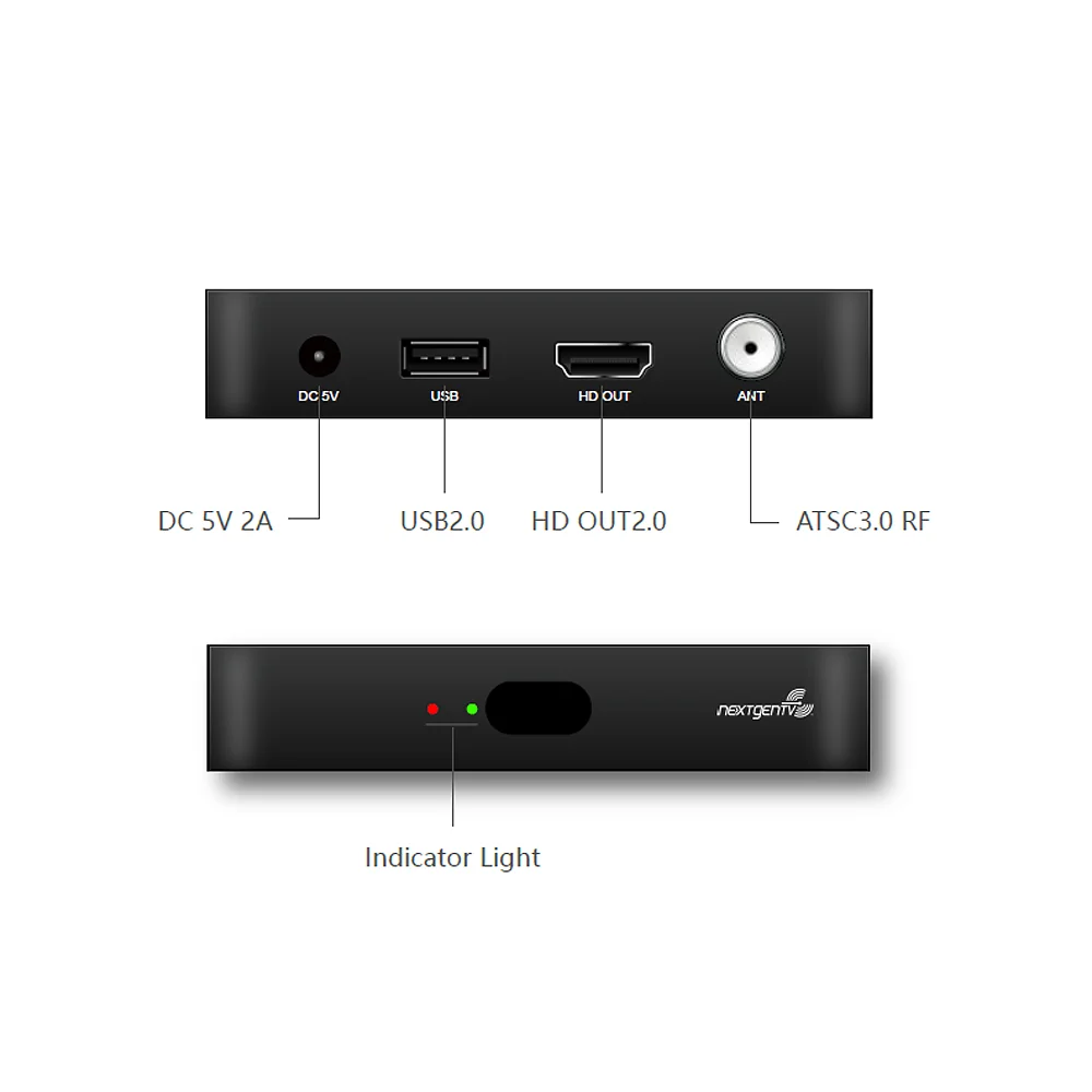 ATSC 3.0 4K Tuner - Advanced Digital TV Converter Box