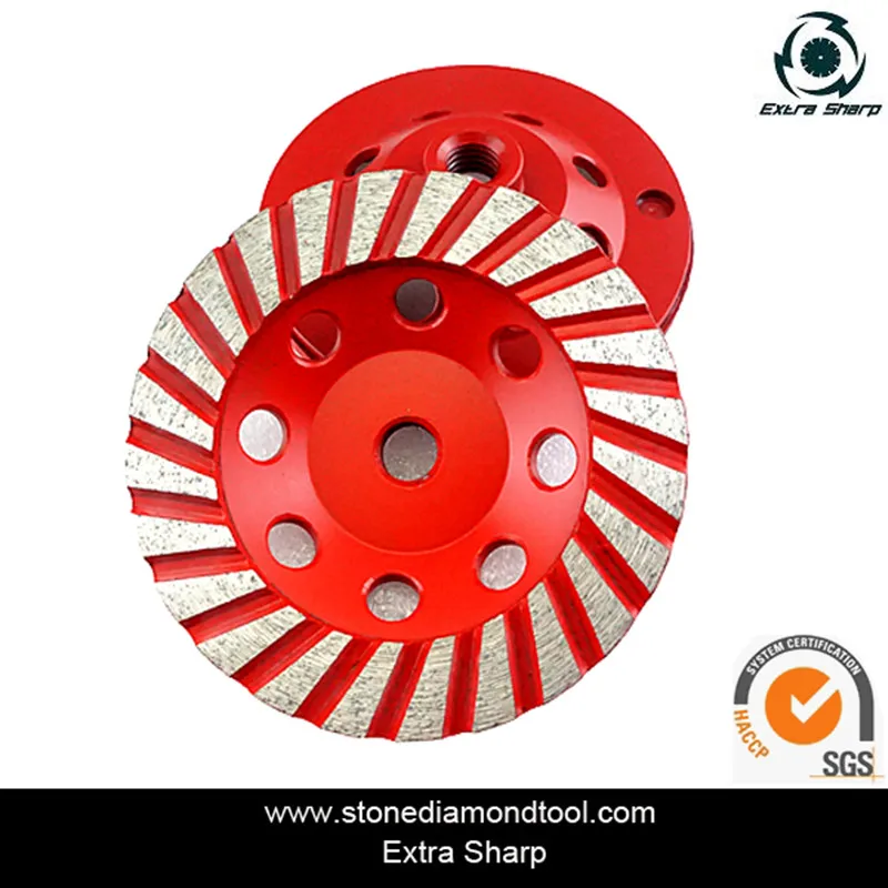 Diamond Turbo Cup Grinding Wheel Polishing Disk For Stone Grinding ...