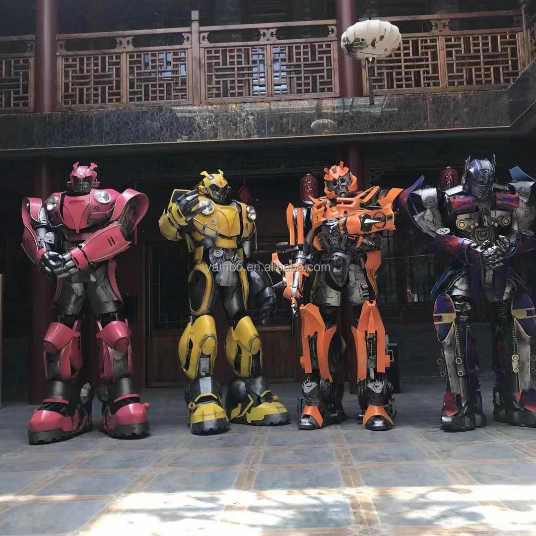 Yamoo Led Wearable Robot Stilt Walker 2.7 Meters High Realistic Adult ...