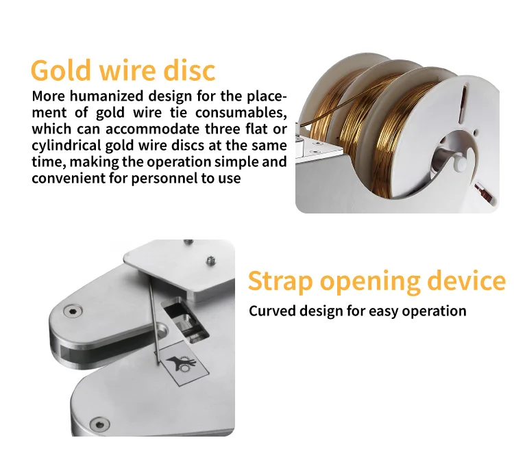 Tie Machine Semi-automatic Wire Rope WindingTying Machine Toys Backing ...