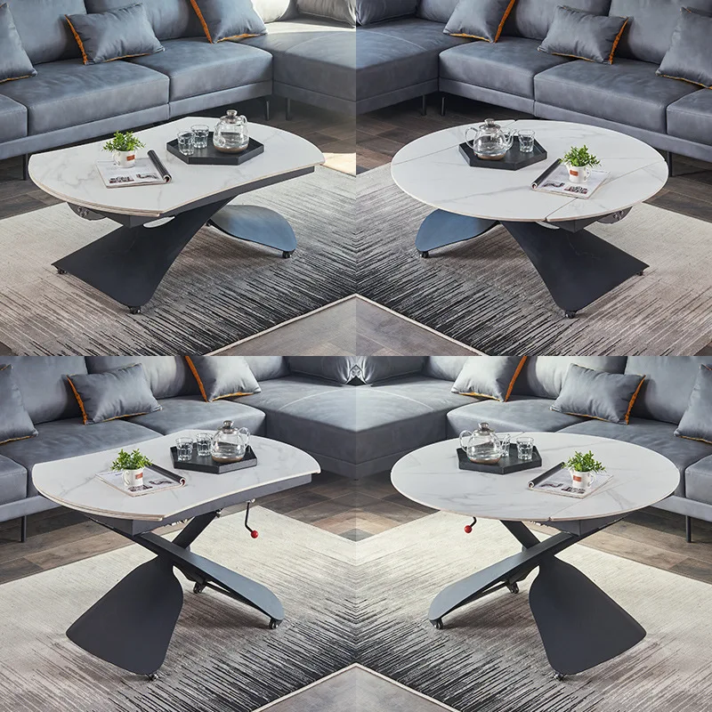Multi-functional Adjustable Transformer Center Table To Extendable ...
