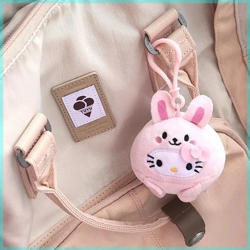 Kawaii Kitties Mini Plush Keychain Kt Cat Stuffed Bag Key Pendant Doll ...