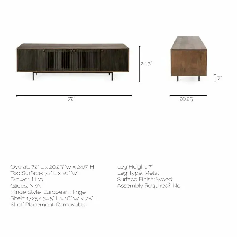 For Sale Grille Wooden Door Black Living Room Tv Stand Sliding Door ...