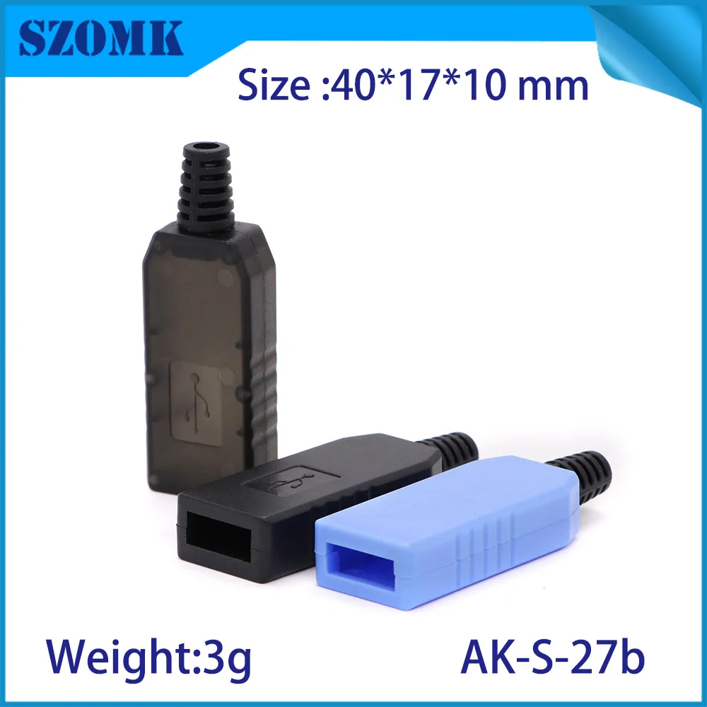 Small Plastic Electronics USB Enclosure Junction Boxes