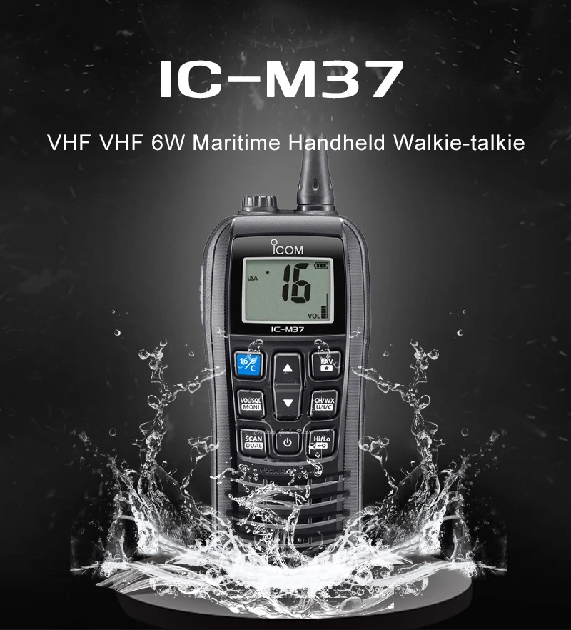 对讲机icom Ic-m37手持远程紧急情况 - Buy 带紧急按钮的对讲机,水下对讲机,Icom对讲机ic-m37 Product on Alibaba.com