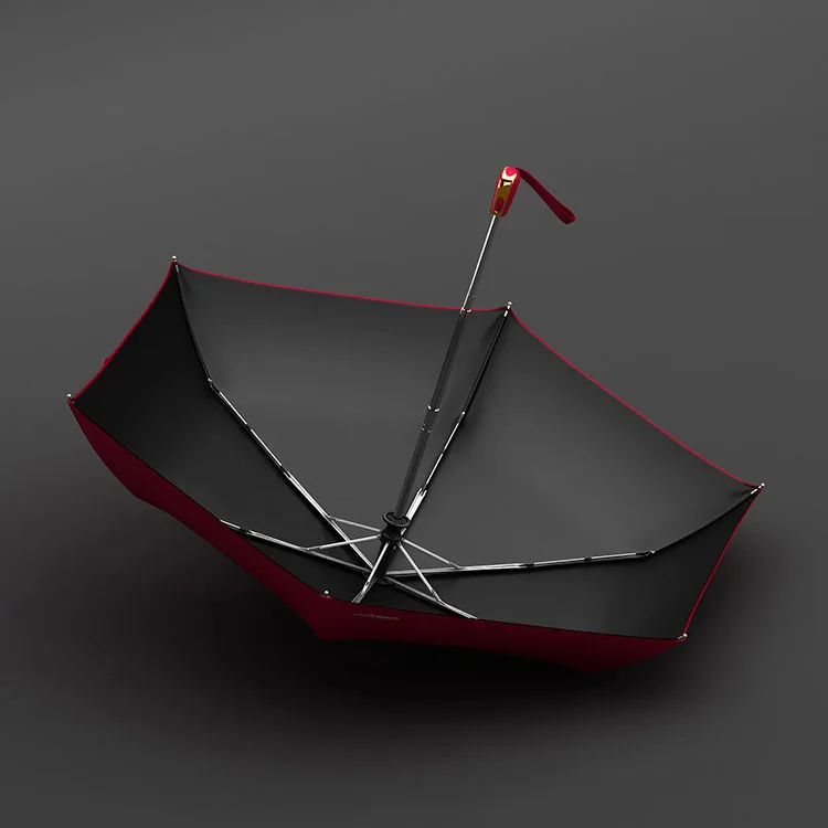 Small Size UV Black Coated 3 Folding Sun Umbrella