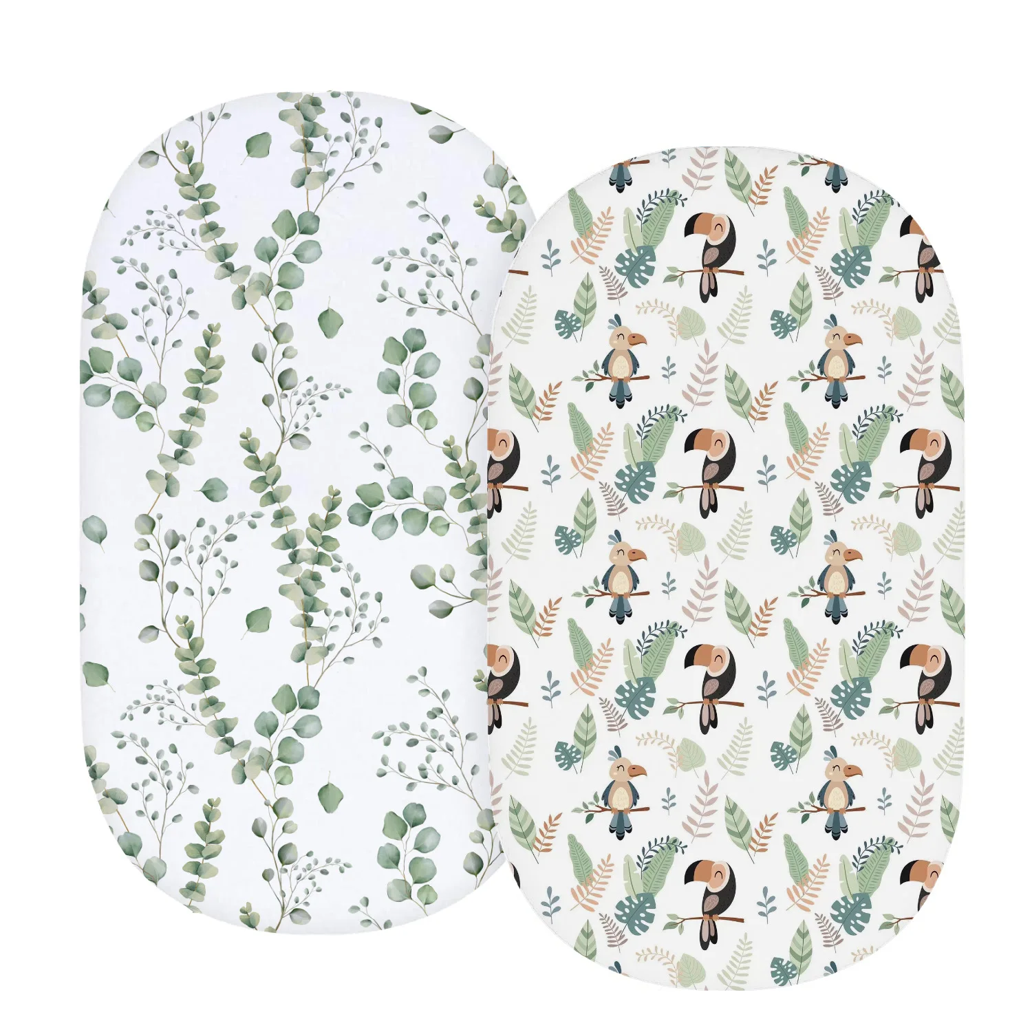 Modern Custom Printed Bed Sheet Factory Children's Bed Oval Baby Crib ...