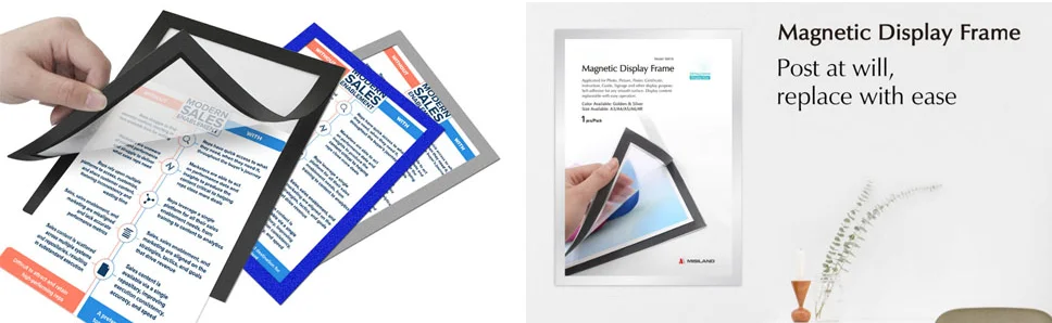 High Quality A3 A4 Magnetic File Pocket Document Holder File Display ...