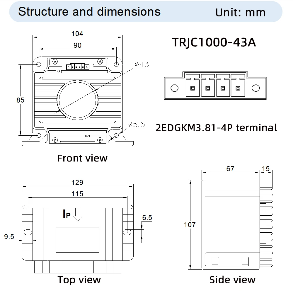 Tr Industrial Control Power Electronics Measurement Zero Magnetic Flux ...