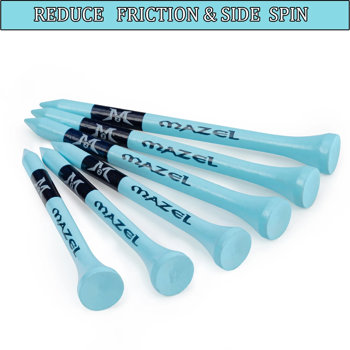 Mazel Wholesale Pack Of 50 Counts Short Wooden Tees For Golf Practice ...