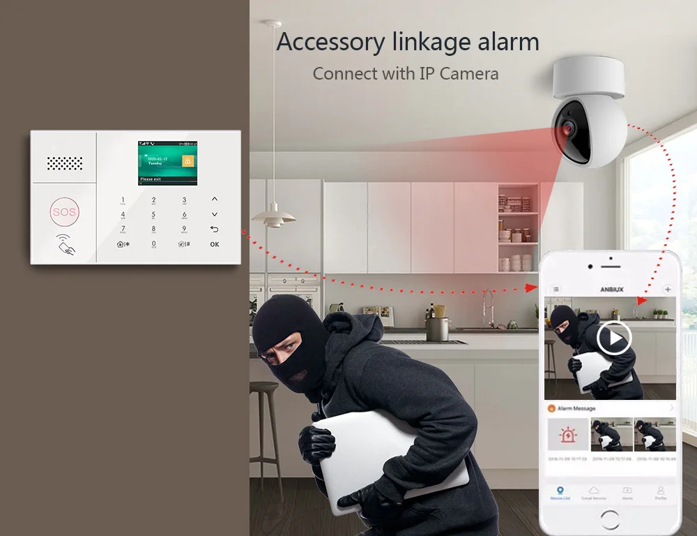 Secure Your Home with Xin-Sheng Alarm System - 433mhz Wifi GSM