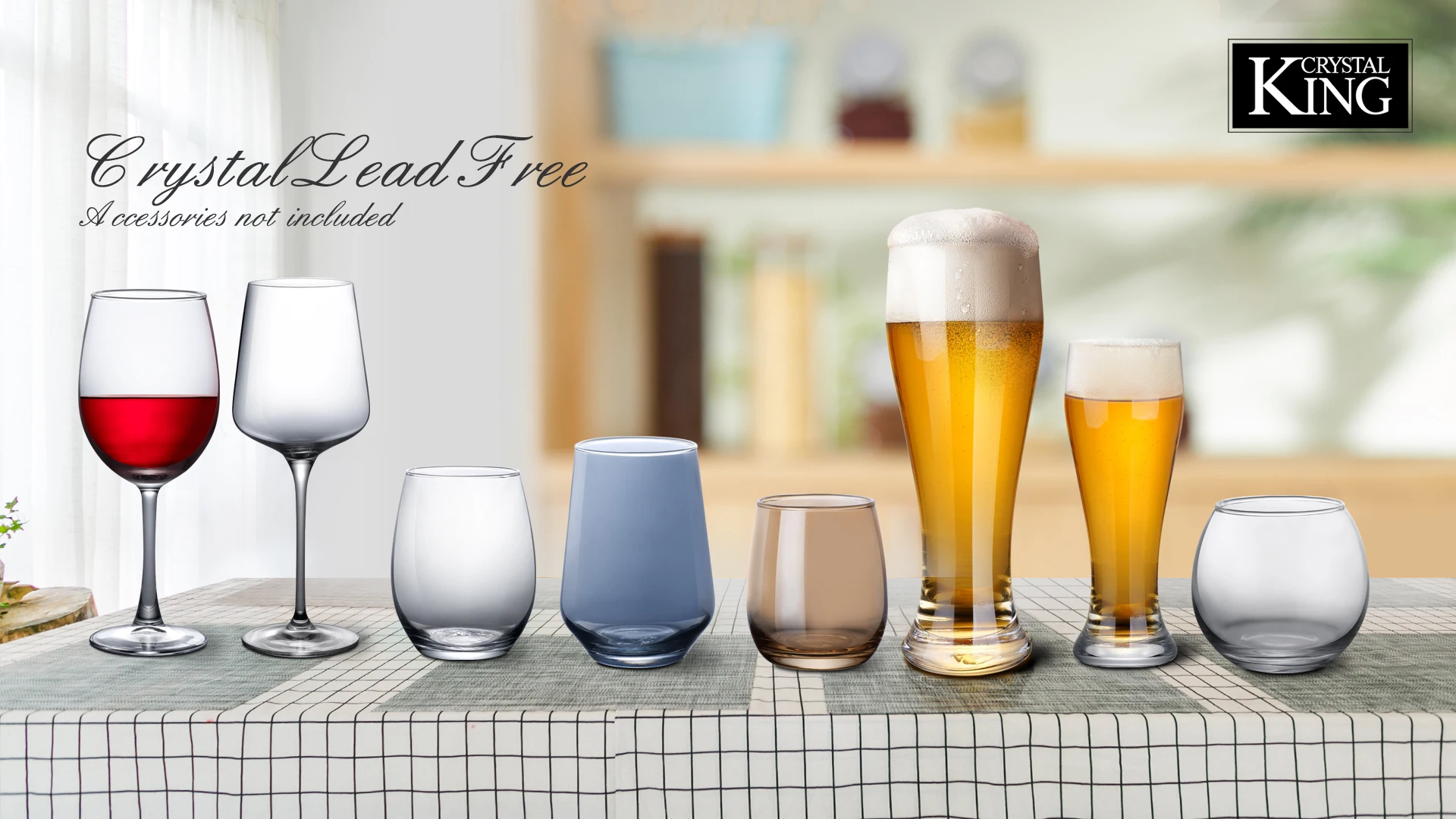 1245DOF ARKA Crystal Drink Set Whiskey, Cocktail, Ice Tea, Juice, Milk ...