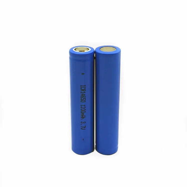 3.7v 1200mah Icr14650 Lithium Ion Rechargeable Battery 14650 Li-ion ...